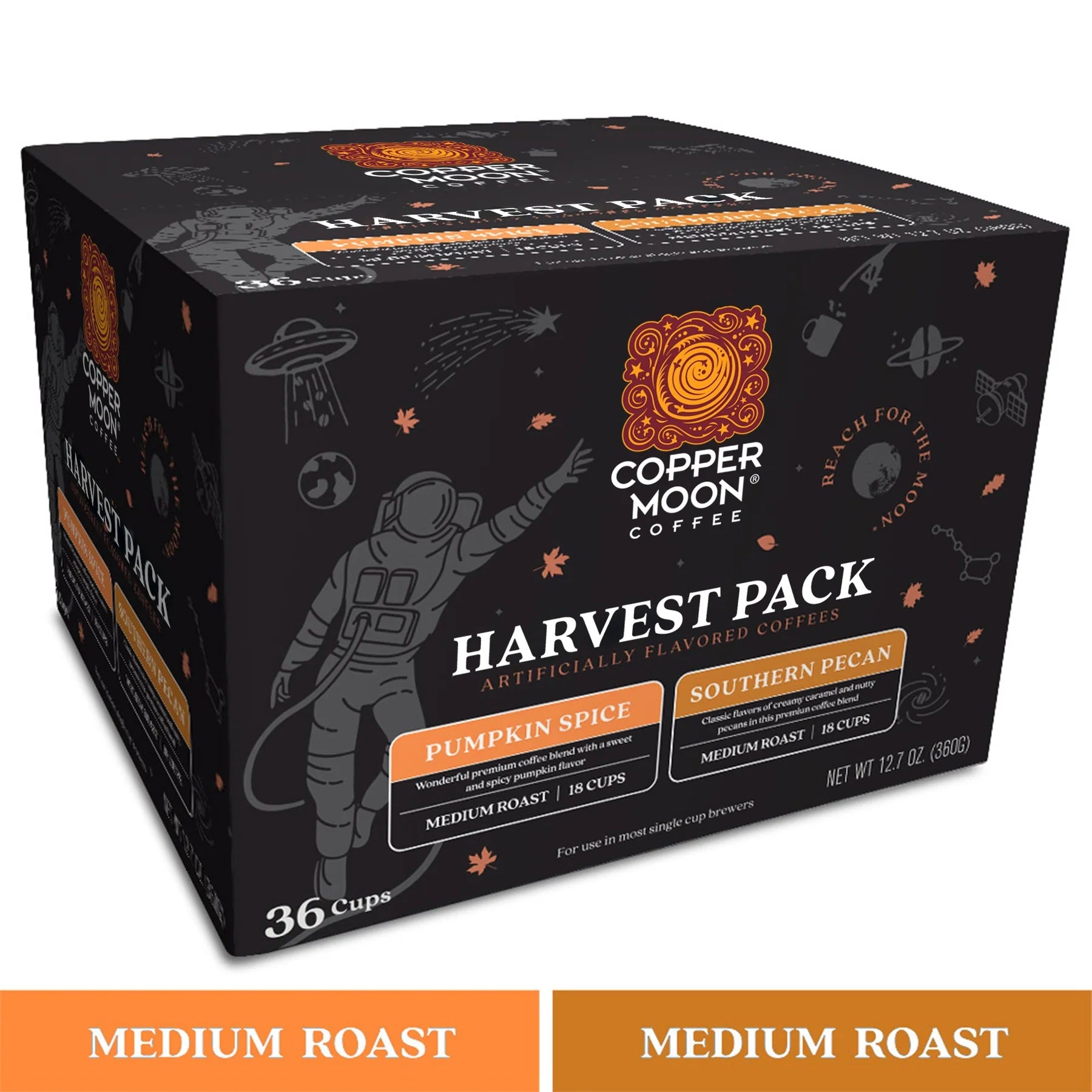 Copper Moon Harvest Pack Single Cup Medium Roast Coffee – Shandon Steel