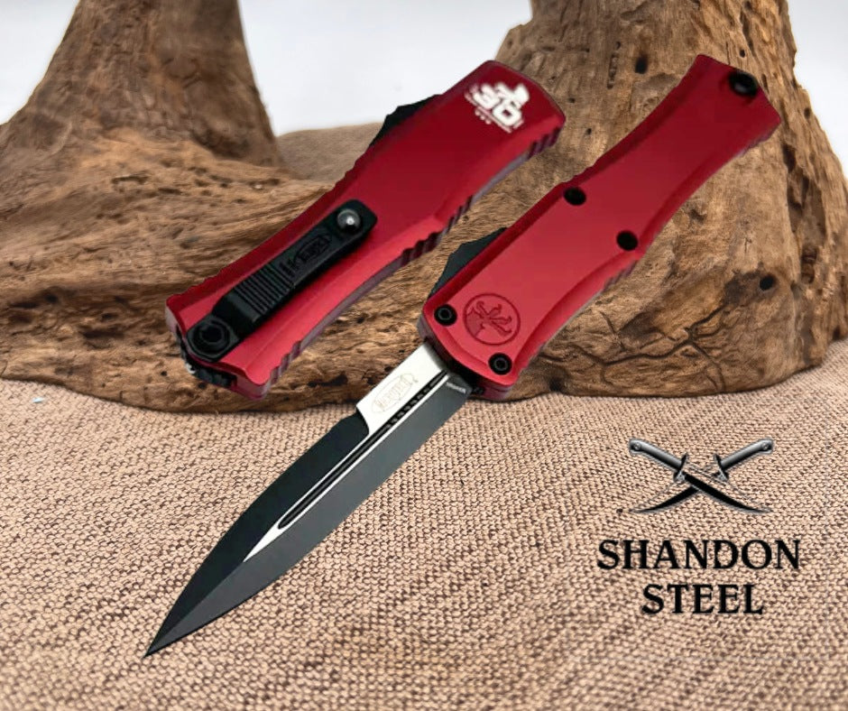 Microtech Knives Mini Hera 30th Anniversary Black Bayonet M390MK w/ Me ...