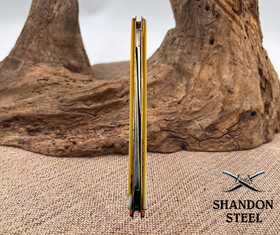 A.W. Wadsworth and Son-Germany-2 Blade Pearl Equal End Pen Pocket Knif ...